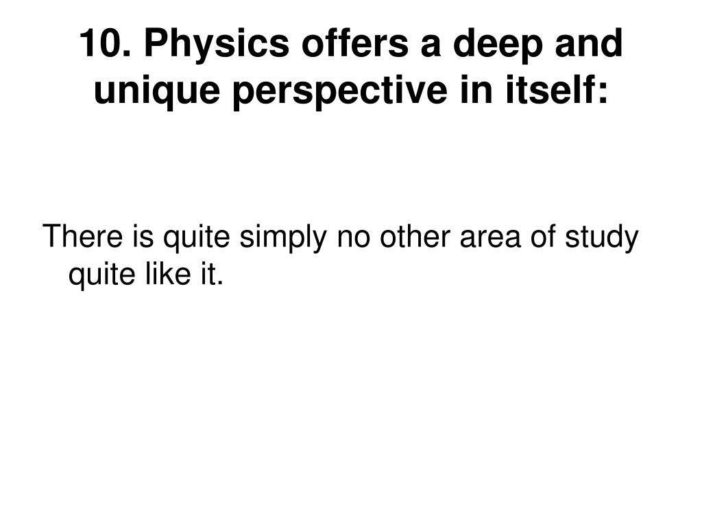 PPT - Why High School Students Should Take Physics: 8 Key Reasons ...
