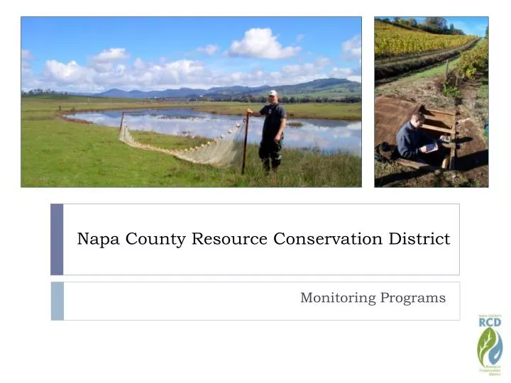 PPT - Napa County Resource Conservation District PowerPoint ...