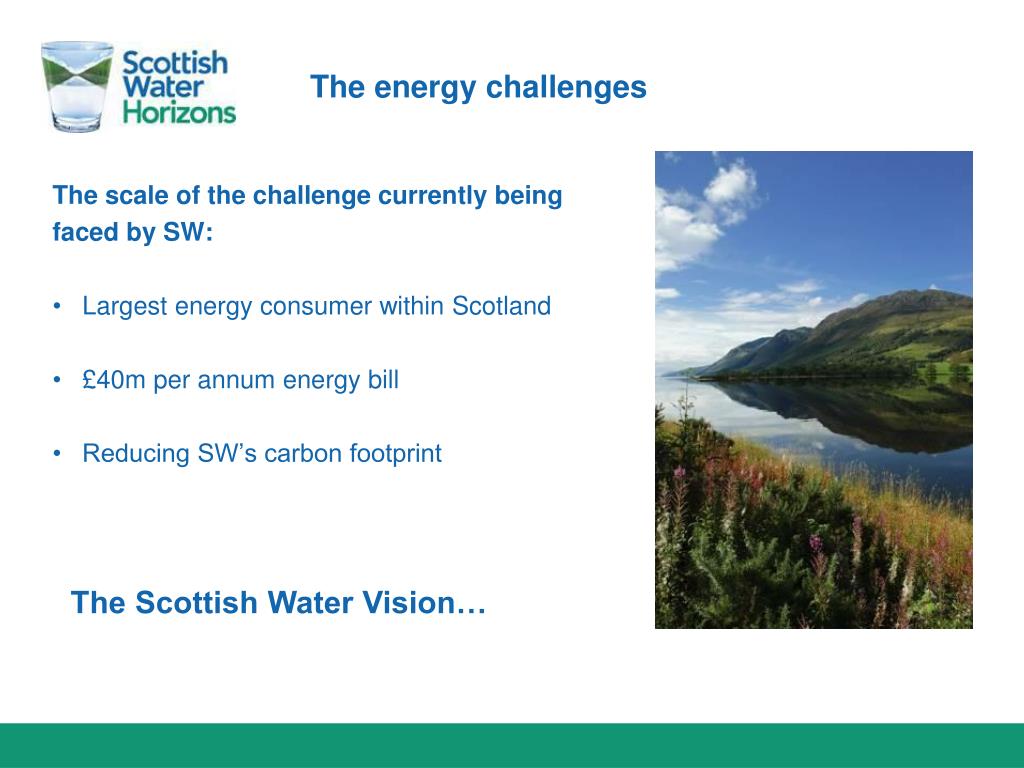 PPT - Scottish Water Horizons Delivering innovation in the Hydro Nation ...