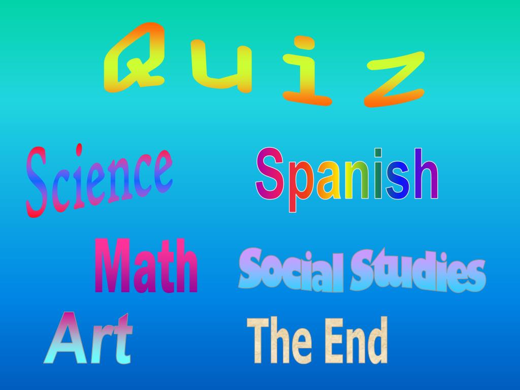 PPT - Quiz PowerPoint Presentation, free download - ID:3126411