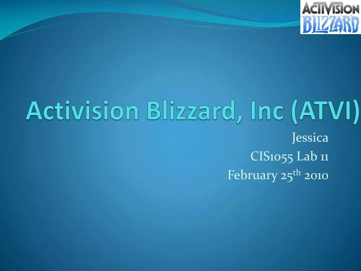PPT - Activision Blizzard, Inc (ATVI) PowerPoint Presentation, free ...