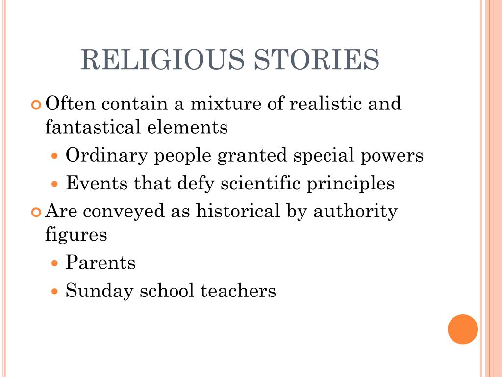 PPT - Does God Make it Real? Children’s Belief in Religious Stories ...