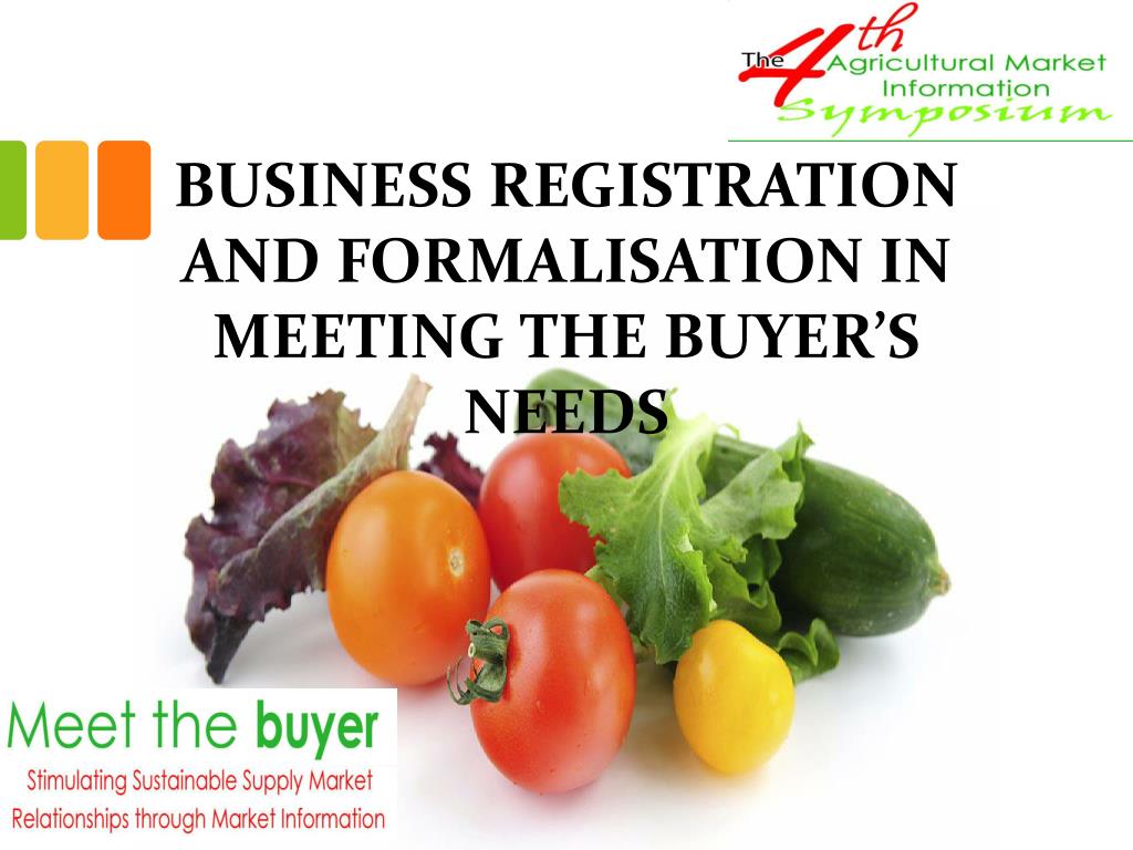 PPT - BUSINESS REGISTRATION AND FORMALISATION IN MEETING THE BUYER’S ...