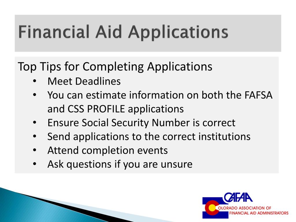 PPT - Financial Aid & The College Decision Process Chris George ...