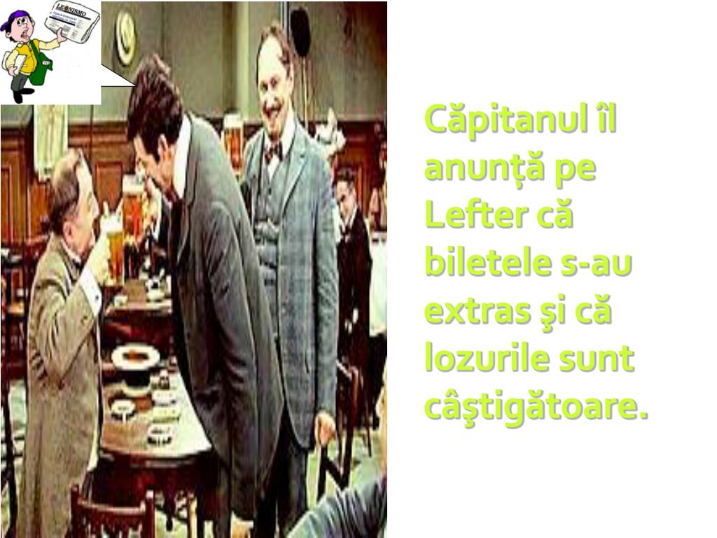PPT - Două loturi de Ion Luca Caragiale PowerPoint Presentation, free ...
