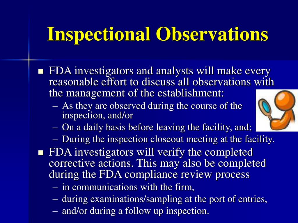 PPT - FDA International Food Investigator PowerPoint Presentation, free ...