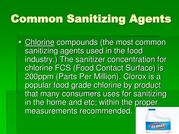 PPT - Cleaning & Sanitation of Food Contact Surfaces PowerPoint ...