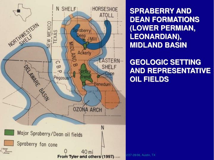 PPT - SPRABERRY AND DEAN SANDSTONES (LOWER PERMIAN, LEONARDIAN ...