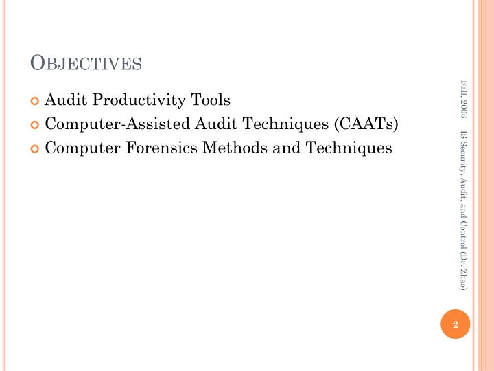 PPT - Chapter 4: Auditing Information Technology Using Computer ...