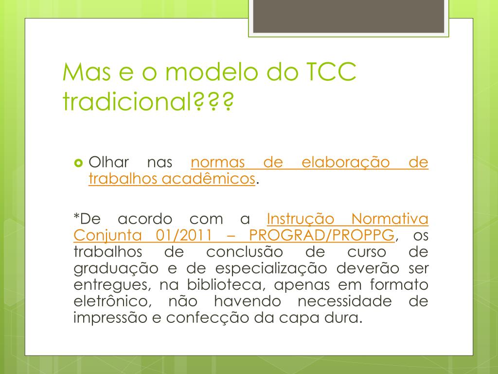 PPT - Aula 5- Estrutura de geral trabalhos científicos -TCC PowerPoint ...
