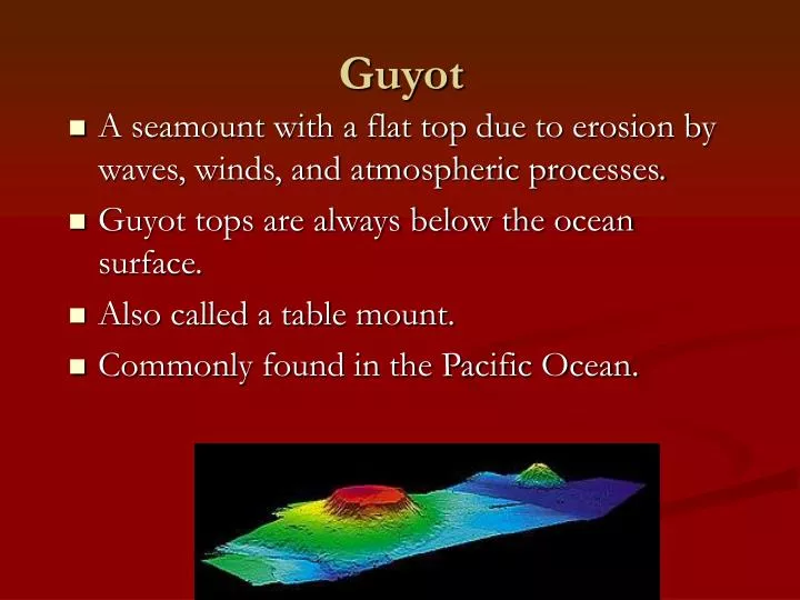 PPT - Guyot PowerPoint Presentation, free download - ID:3129131