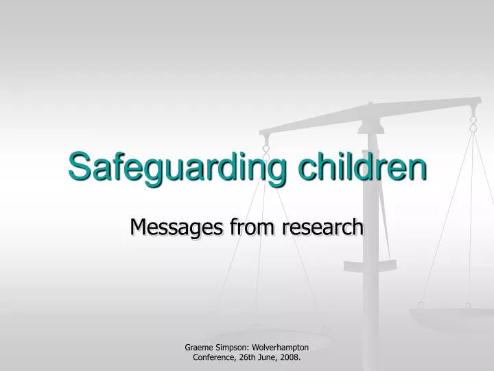 PPT - Safeguarding children PowerPoint Presentation, free download - ID ... PPT - Safeguarding children PowerPoint Presentation, free download - ID ...