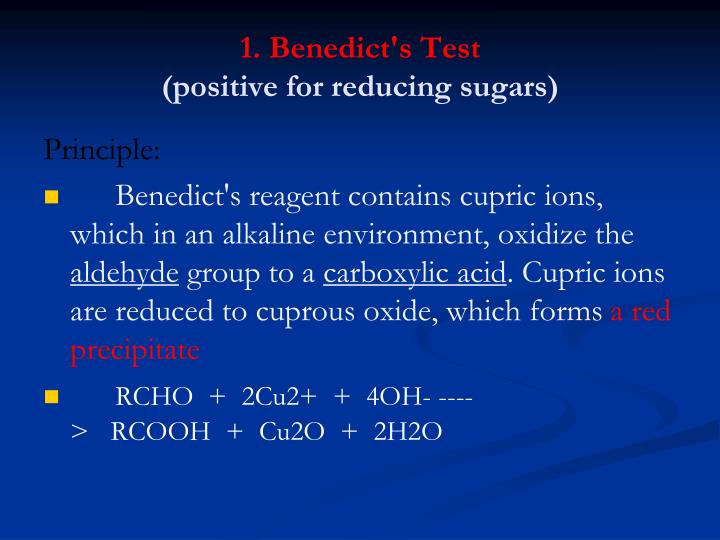 PPT - Reactions of Reducing and non-reducing sugars Lab 2 PowerPoint ...