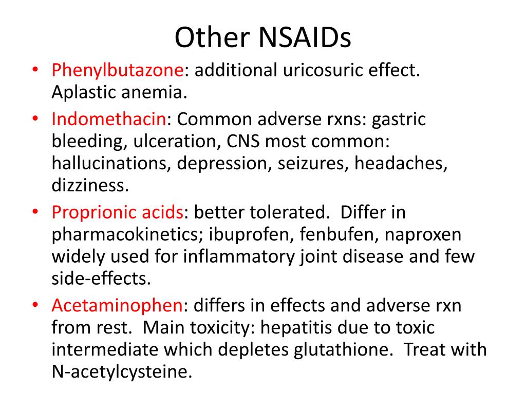 PPT - Nonsteroidal Anti-inflammatory Drugs (NSAIDs) and Analgesics ...