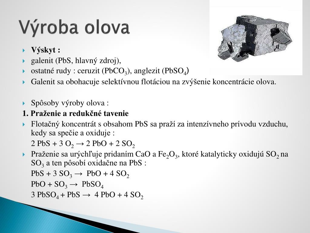 PPT - Výroba zlata, ortuti a olova PowerPoint Presentation, free ...