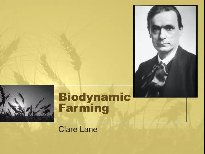PPT - Biodynamic Farming PowerPoint Presentation, free download - ID ...