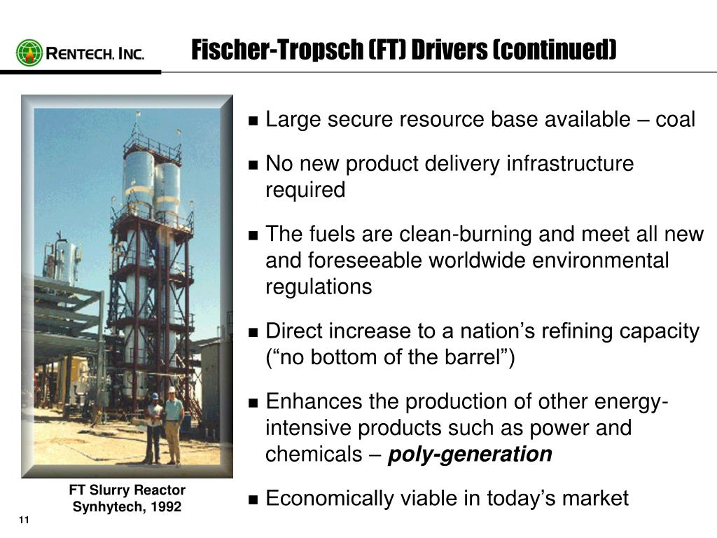 PPT - Fischer-Tropsch Technology: Addressing the Peak Oil Issue Today ...