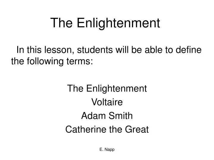 PPT - The Enlightenment PowerPoint Presentation, free download - ID:3132100
