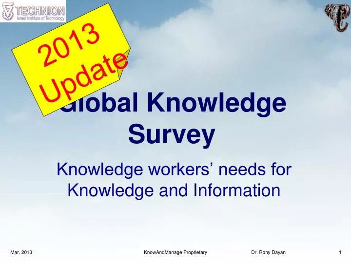 PPT - Global Knowledge Survey PowerPoint Presentation, free download ...