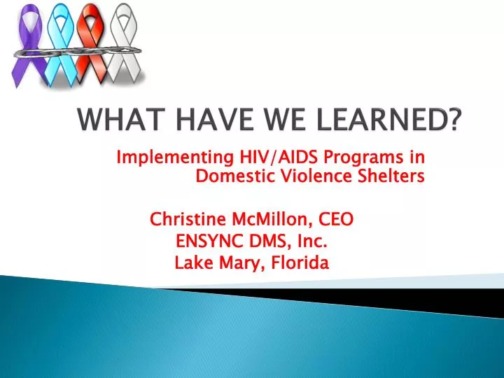 PPT - WHAT HAVE WE LEARNED? PowerPoint Presentation, free download - ID ...