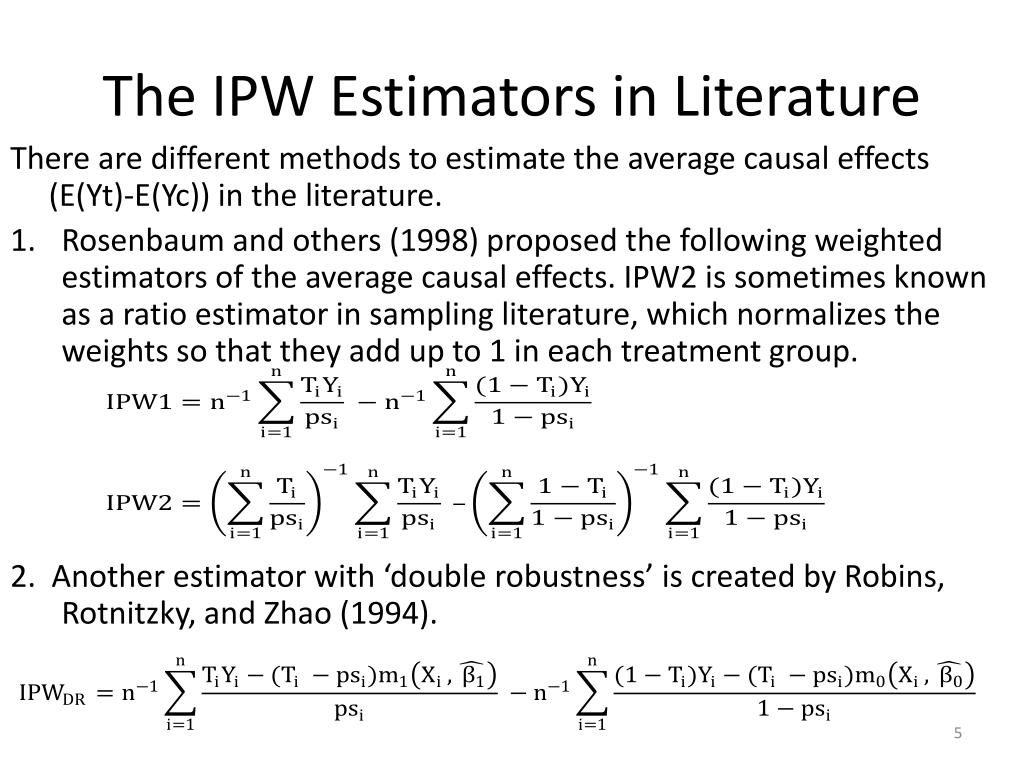PPT - Introduction to Propensity Score Weighting PowerPoint ... PPT - Introduction to Propensity Score Weighting PowerPoint ...