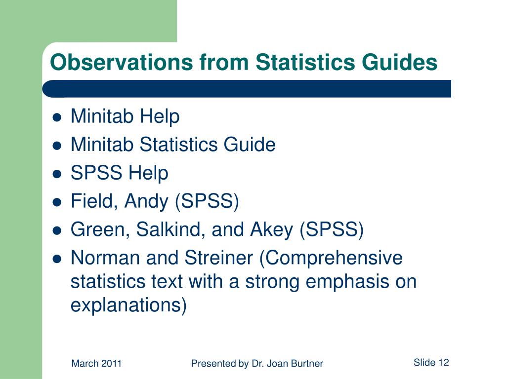PPT - Nonparametric Statistical Methods: Overview and Examples ... PPT - Nonparametric Statistical Methods: Overview and Examples ...