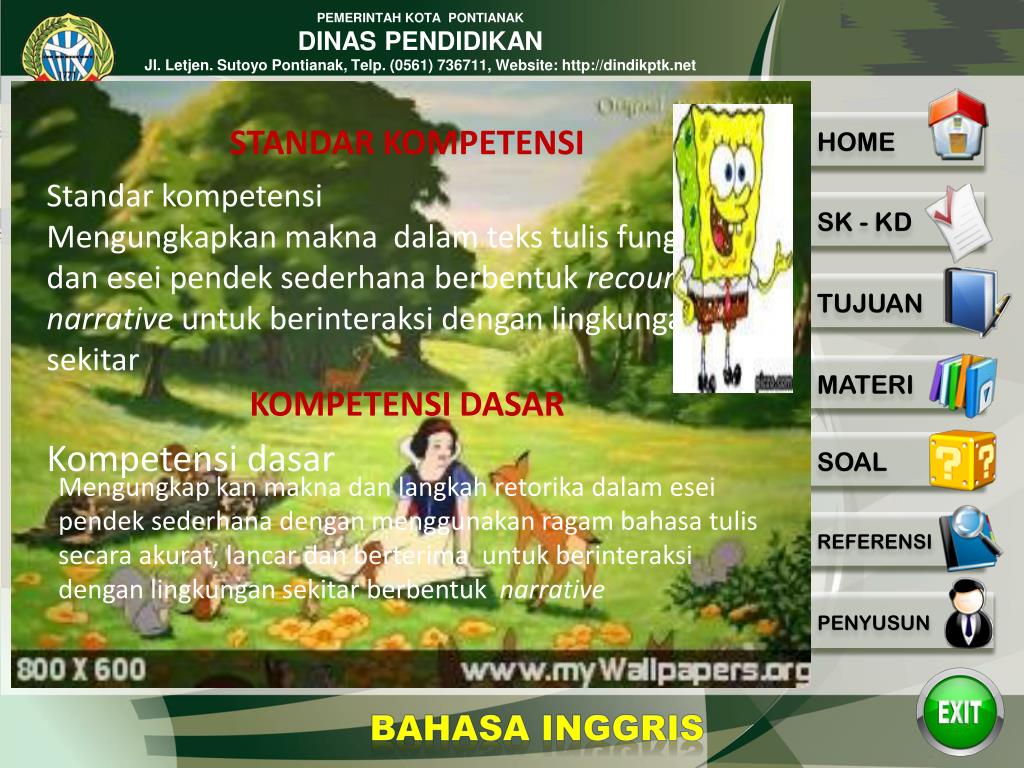 PPT - PEMERINTAH KOTA PONTIANAK DINAS PENDIDIKAN PowerPoint ...
