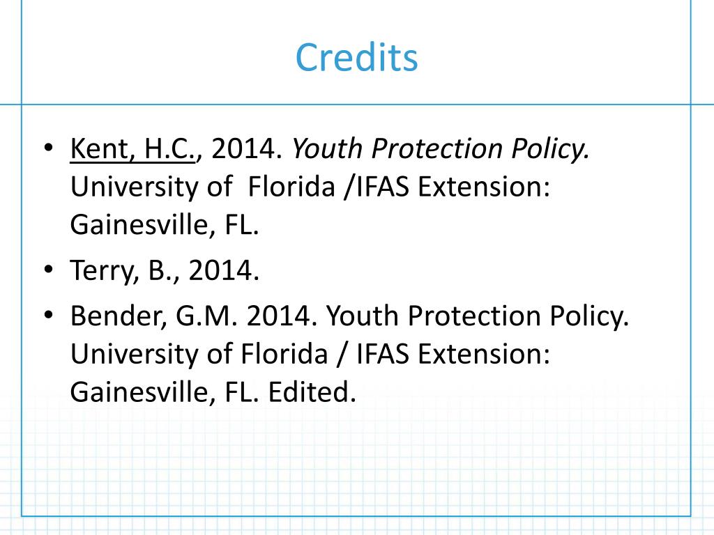 PPT - UF IFAS Youth Protection Policy PowerPoint Presentation, free ...