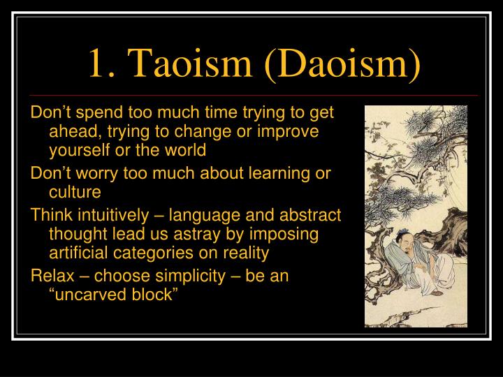 PPT - 1. Taoism (Daoism) PowerPoint Presentation - ID:3134430