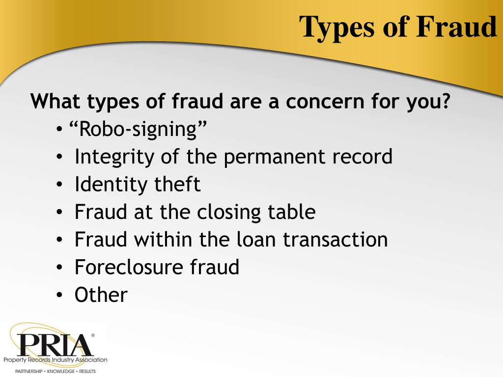 PPT - The Impact of Fraud on the Real Estate Industry PowerPoint ...