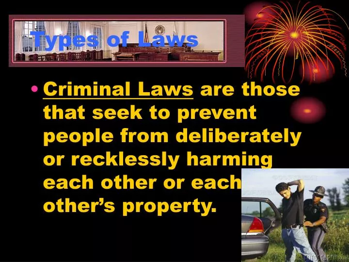 PPT - Types of Laws PowerPoint Presentation, free download - ID:3134913
