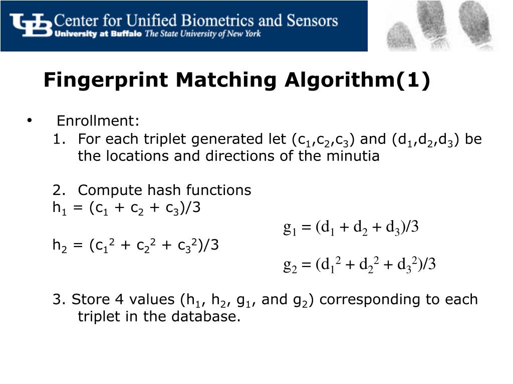 PPT Symmetric Hash Functions For Fingerprint Minutiae PowerPoint
