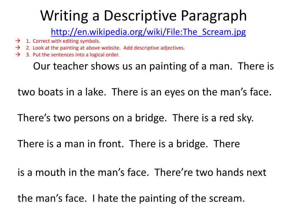 PPT 10 DESCRIPTIVE SENTENCES PowerPoint Presentation Free Download