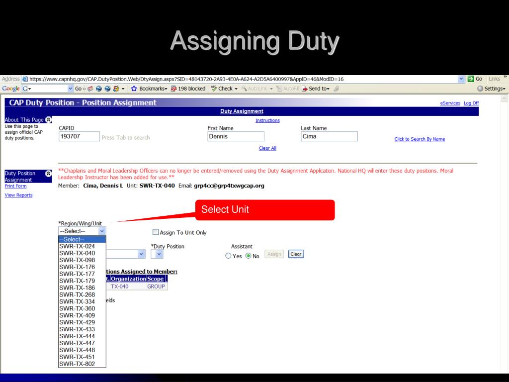 PPT - eServices for Commanders PowerPoint Presentation, free download ...