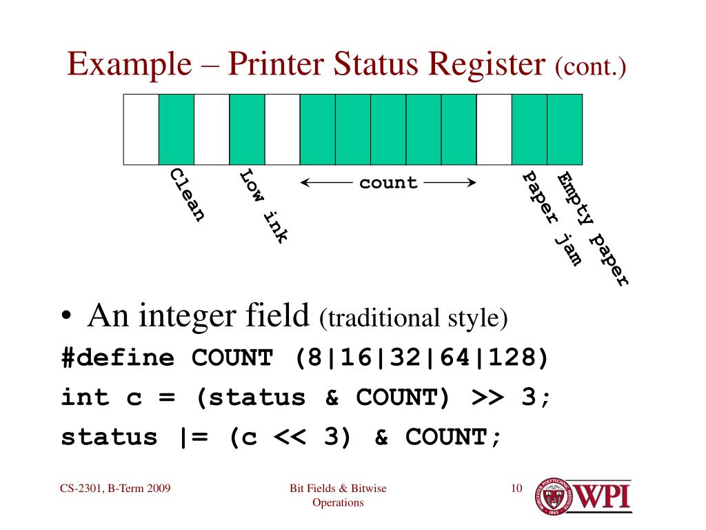 PPT - Bit Fields & Bitwise Operations PowerPoint Presentation, free ...