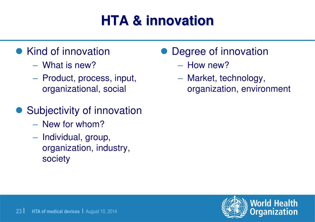 PPT - Health technology assessment of medical devices PowerPoint ...