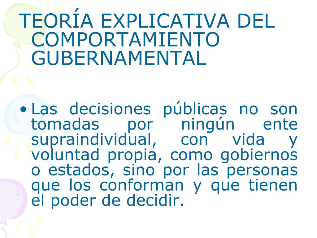 PPT - LA TEORIA DE LA ELECCION PÚBLICA O PUBLIC CHOICE Aplicaciones ...