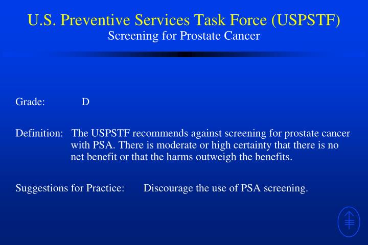 PPT - Screening for Prostate Cancer Should we still test for PSA ...