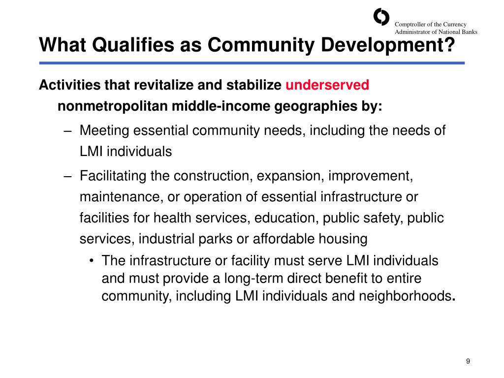 PPT - Community Development Lending and CRA 2008 NC Affordable Housing Conference October 16 ...