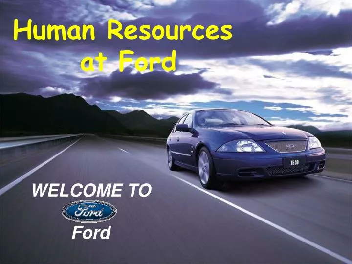 PPT - WELCOME TO Ford PowerPoint Presentation, free download - ID:3136829