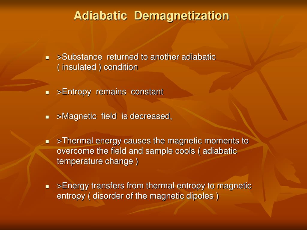 PPT - SEMINAR ON MAGNETIC REFRIGERATION PRESENTED BY seminartopics ...