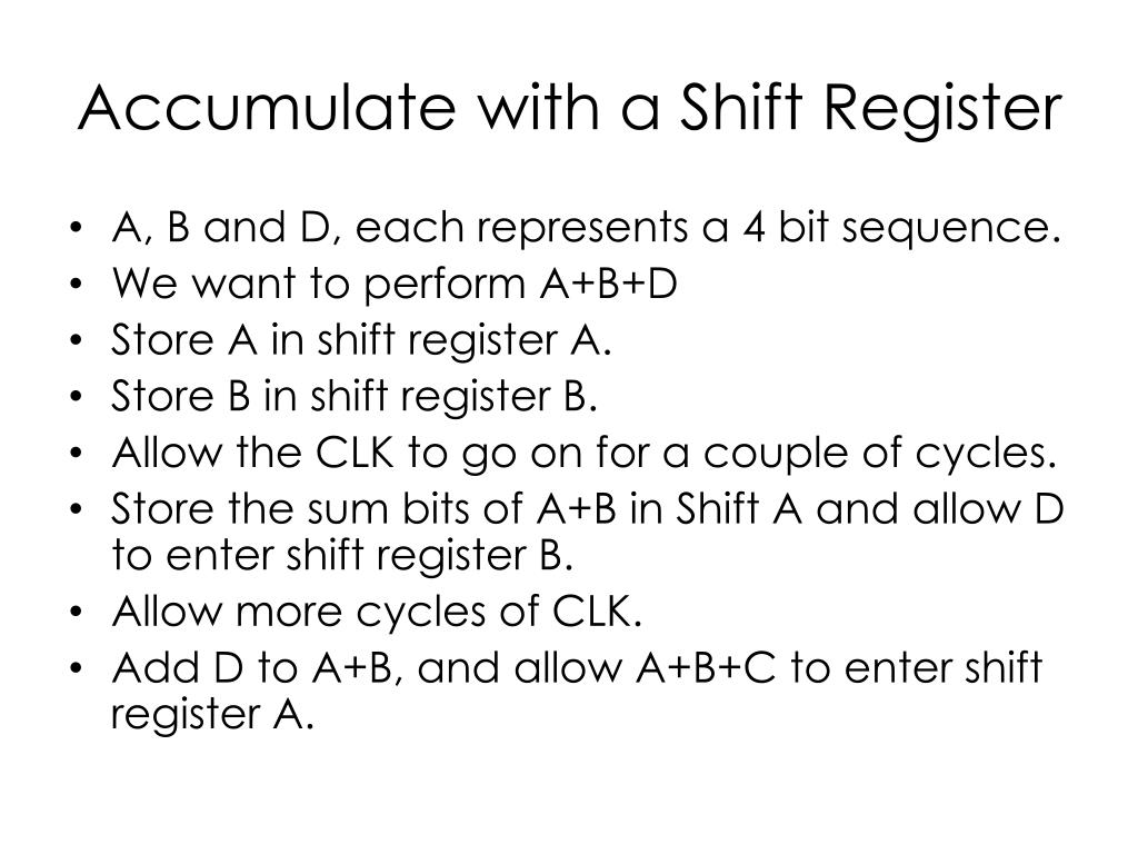 PPT - Shift Register PowerPoint Presentation, free download - ID:3138125