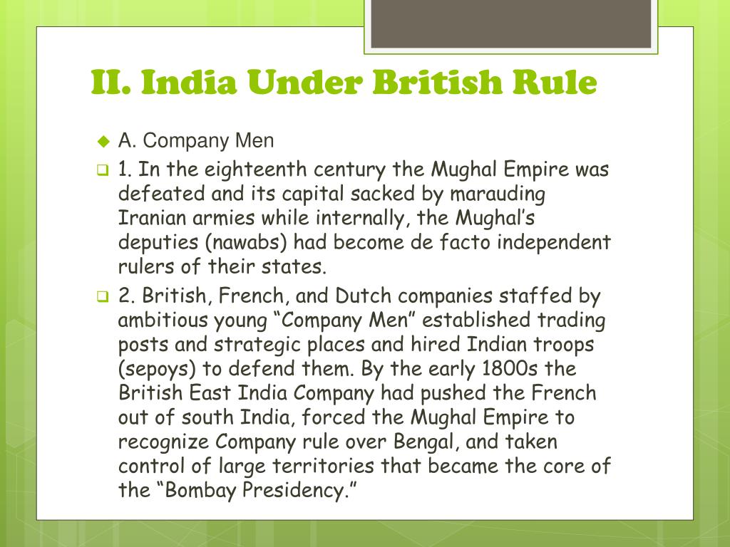 PPT - Africa, India, and the New British Empire, 1750-1970 PowerPoint ...