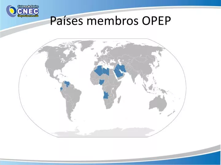 PPT - Países membros OPEP PowerPoint Presentation, free download - ID ...