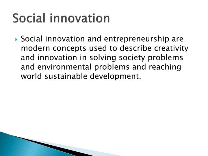 PPT - Chapter 10 social innovation PowerPoint Presentation - ID:3138884