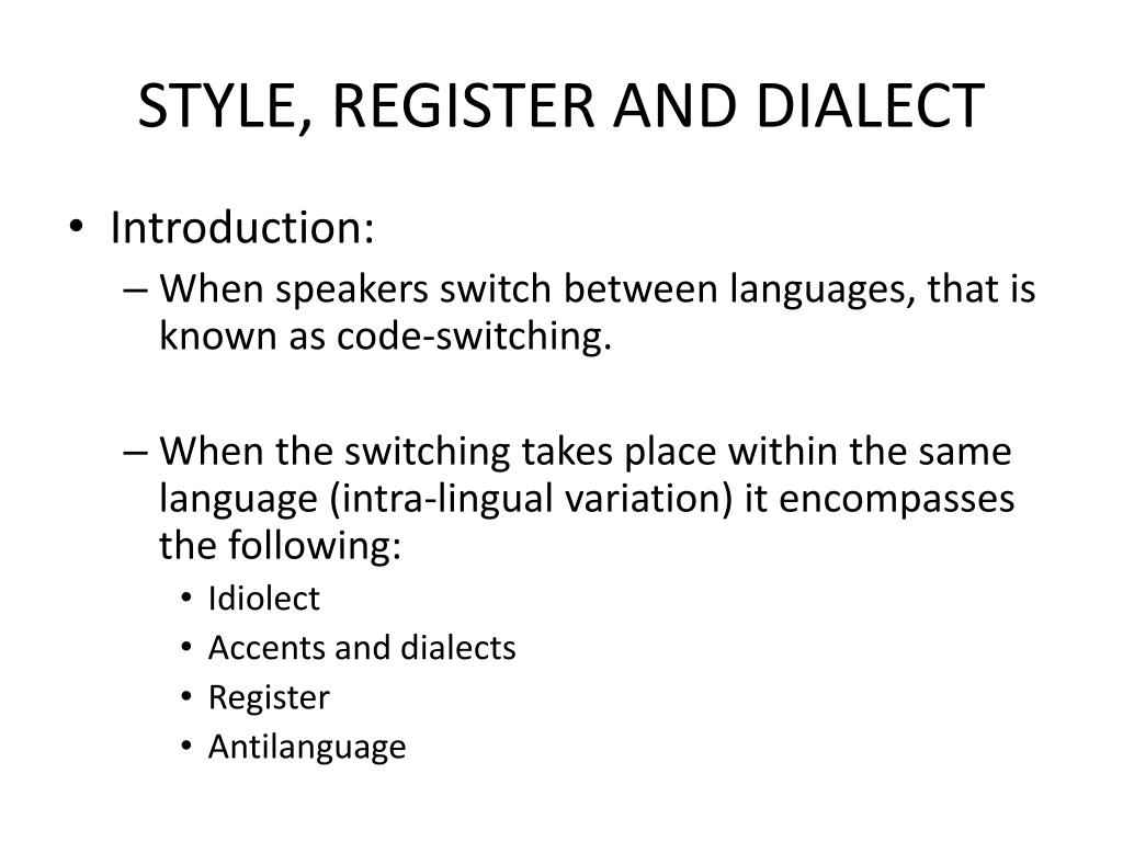 PPT - IS THERE A LITERARY LANGUAGE? PowerPoint Presentation, free ...