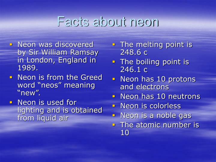 PPT - Neon By. Santana Meredith PowerPoint Presentation - ID:3140715