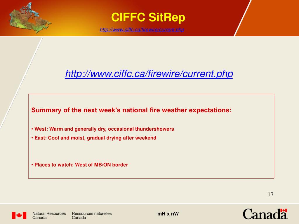 PPT - Canadian Fire Weather Situation July 30, 2014 PowerPoint ...