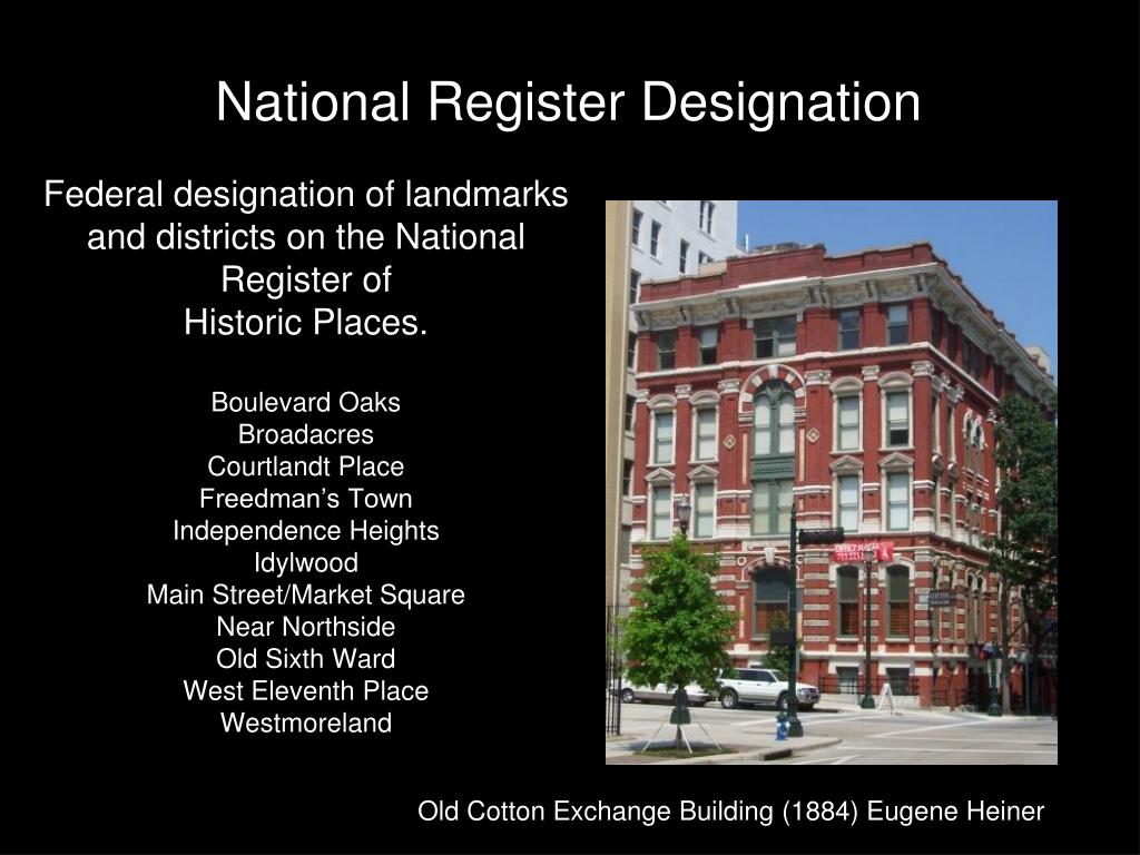 PPT - Methods of Preserving Historic Neighborhood Character PowerPoint ...