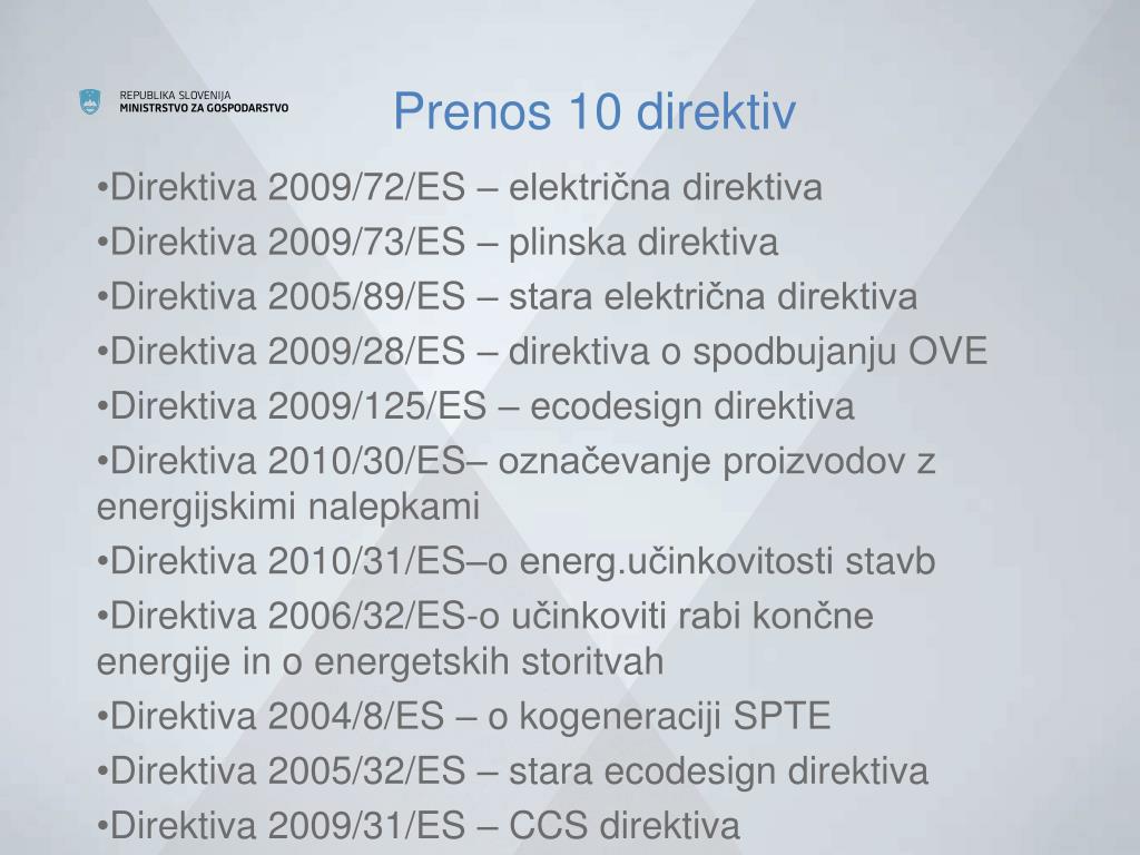 PPT - Predlog novega energetskega zakona (EZ-1 ) PowerPoint Presentation - ID:3141870